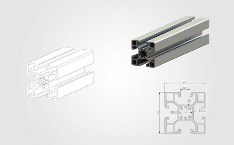4545 Aluminum Extrusion Manufacturer and Supplier | Wellste