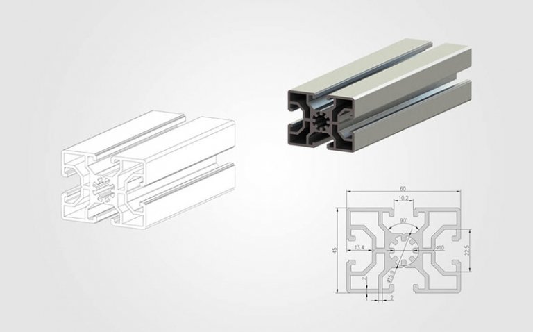 4545 Aluminum Extrusion Manufacturer and Supplier | Wellste