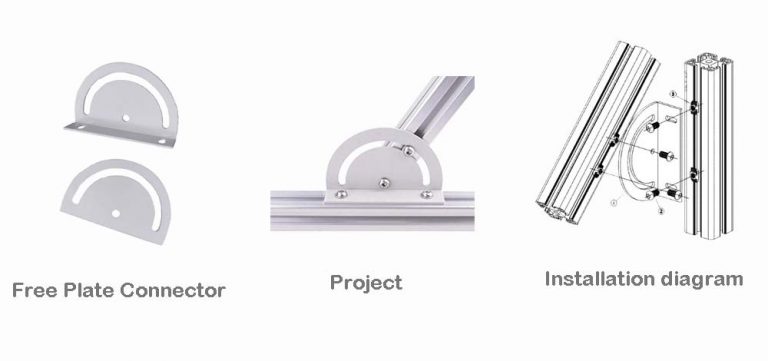 Aluminum Profile Connectors Manufacturer at Whlesale Price-Wellste