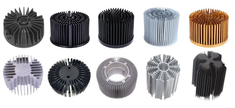 Round Heat Sink, Round Pin or Extruded heatsinks Manufacturer