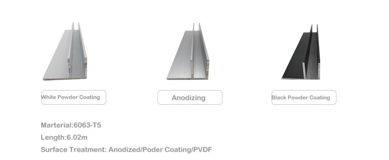 F shaped aluminum Extrusion Manufacturer & Supplier